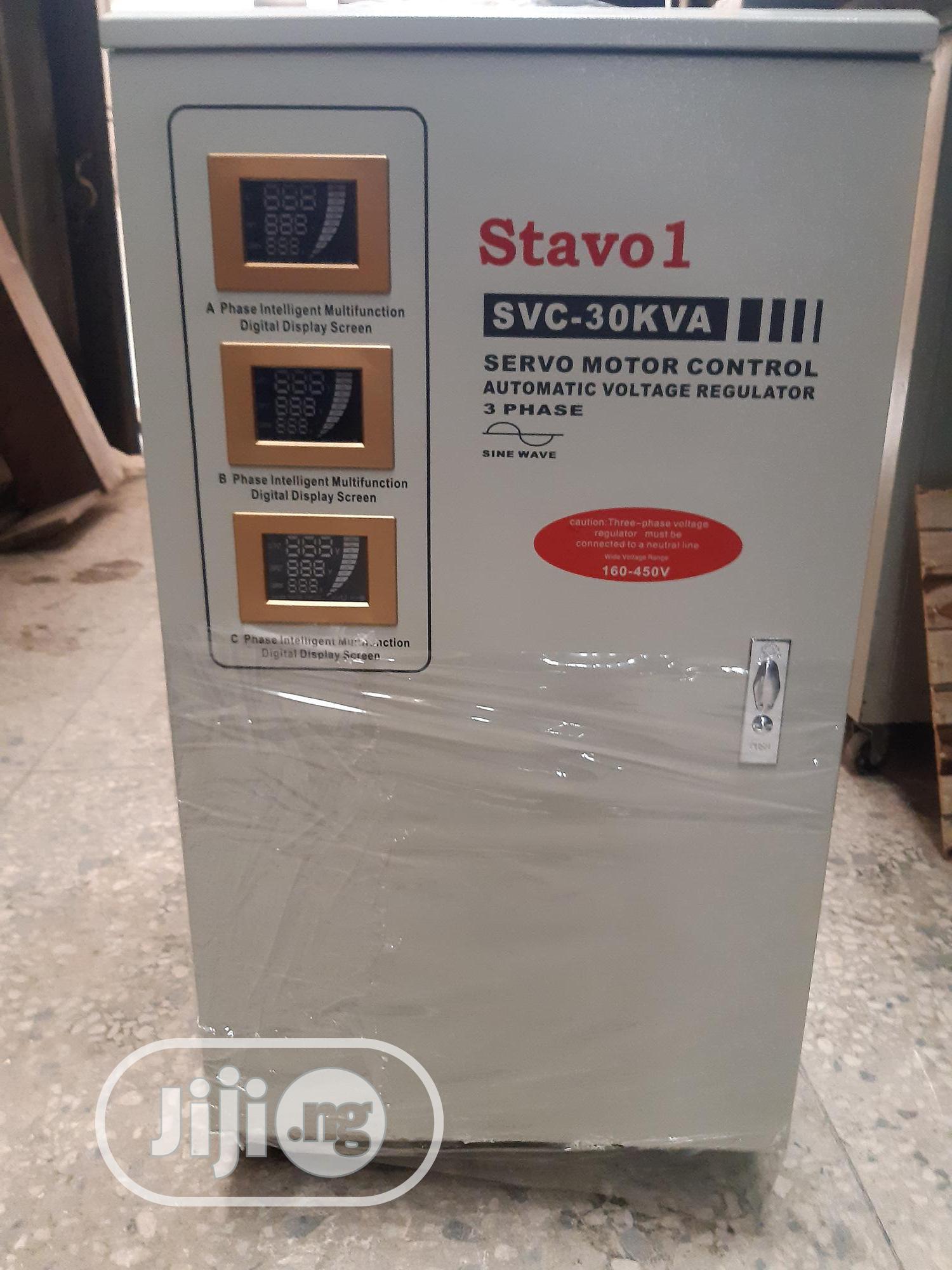 30kva Stavol Central Stabilizer Single Phase (80v-280v) in Ikeja ...