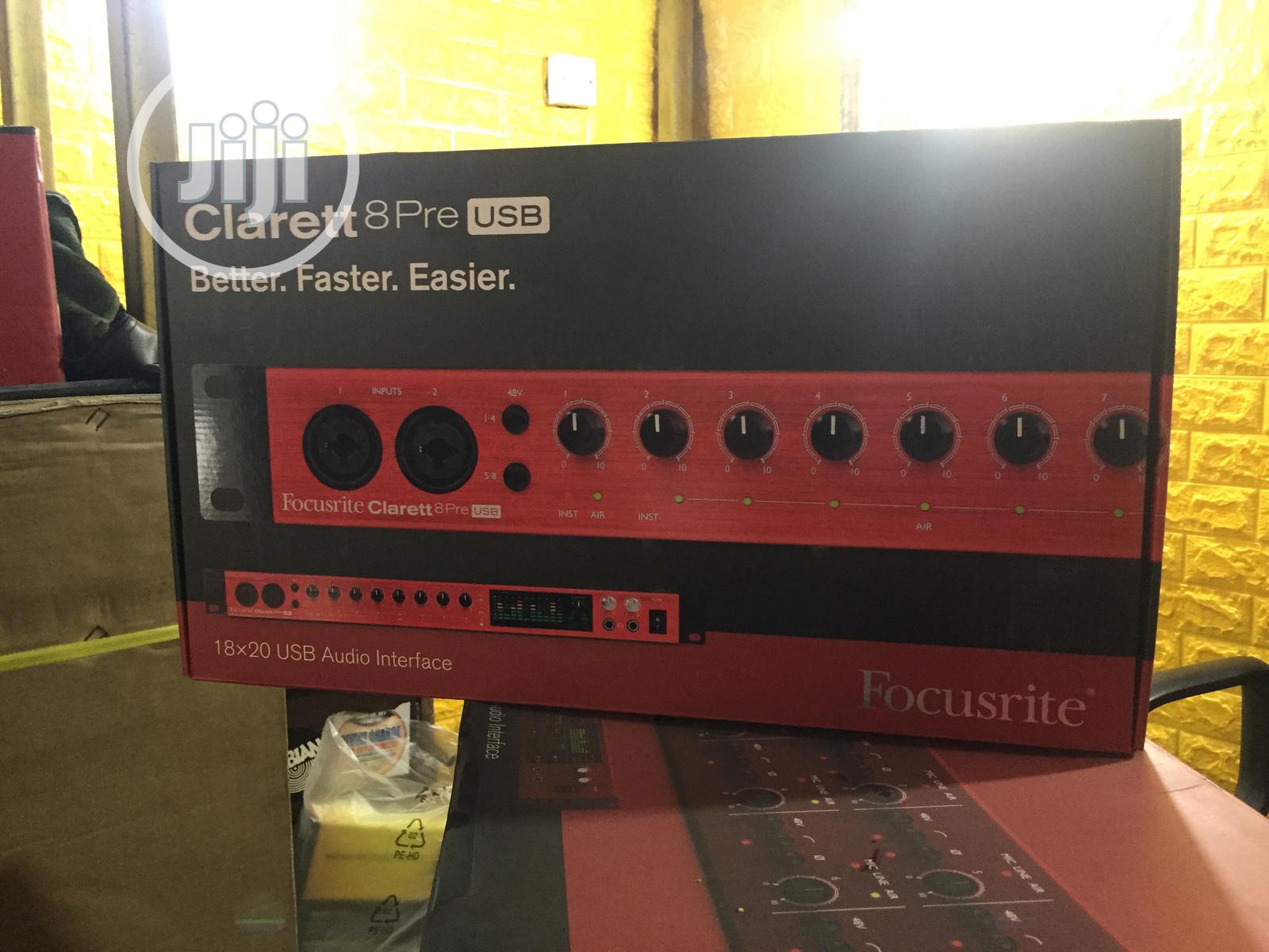 Focusrite Clarett 8 Pre Usb Audio Interface in Lagos State - Audio ...